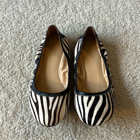 Cole Haan | Shoes | Zebra Print Ballet Flats | Poshmark